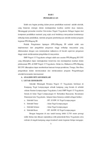 LAPORAN INDIVIDU PRAKTIK PENGALAMAN LAPANGAN (PPL) UNIVERSITAS NEGERI YOGYAKARTA DI SMP NEGERI ...